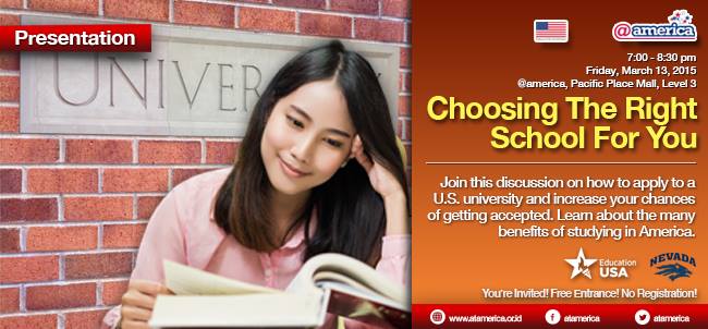 Presentation: Choosing The Right School For You - Whiteboard Journal