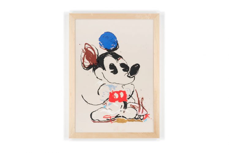 Seniman Roby Dwi Antono Rilis Lukisan dalam Pameran Mickey Mouse Now ...