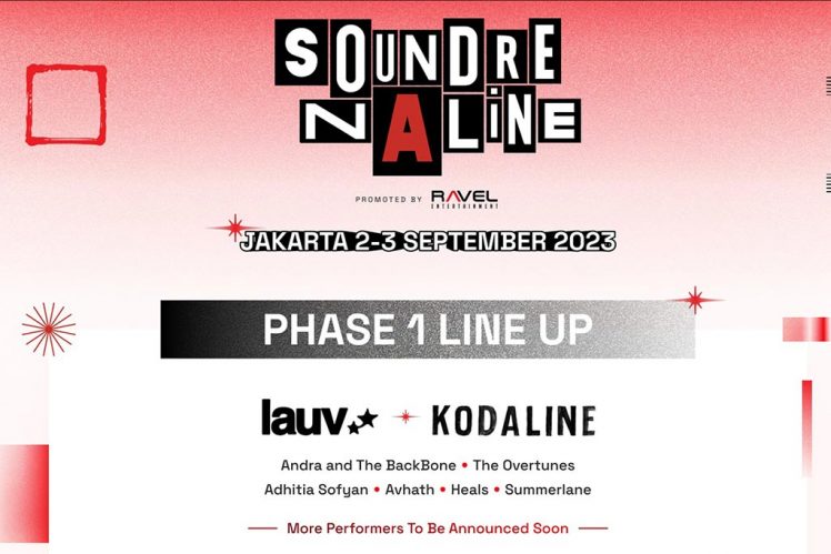 Kodaline & Lauv Hadir dalam Line-up Pertama Soundrenaline 2023 ...